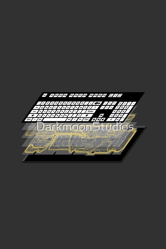 "Keyboard Guts" by DarkmoonStudios | Redbubble