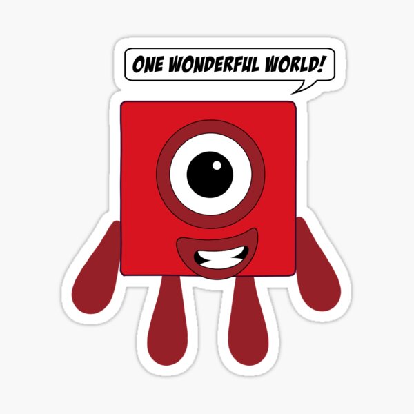 Number Blocks Stickers | Redbubble