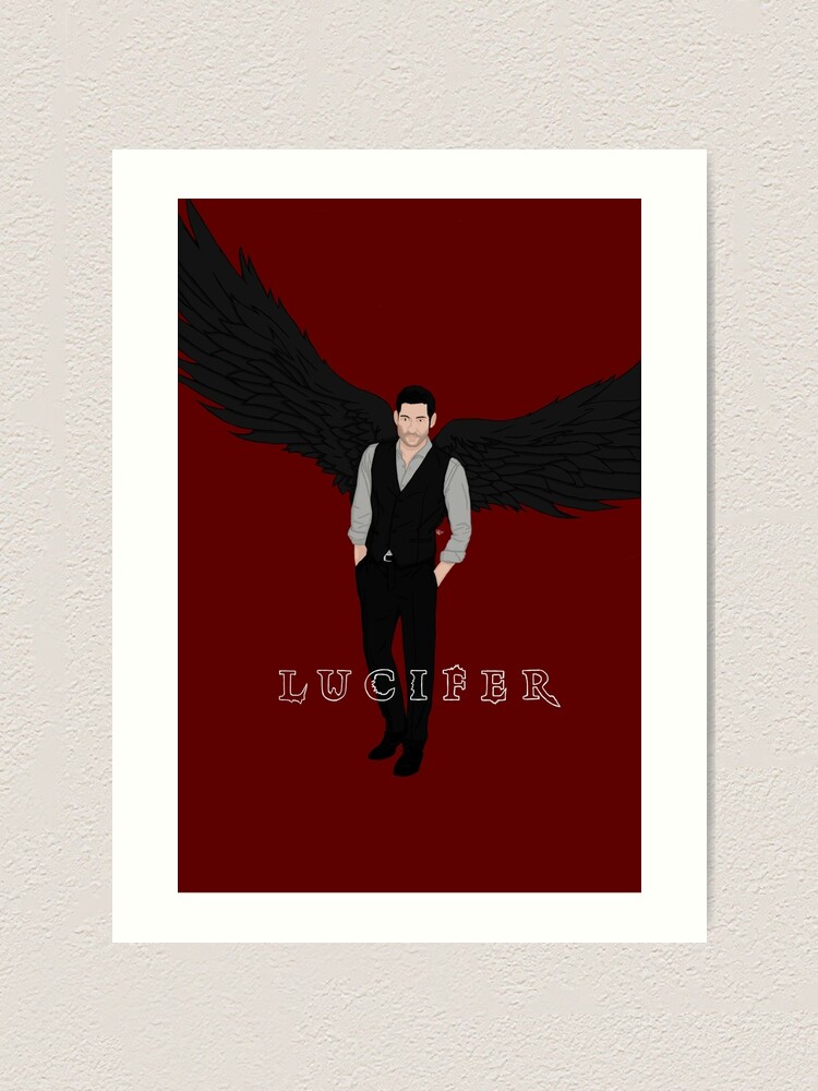"Lucifer Morningstar" Art Print by Elyairis | Redbubble