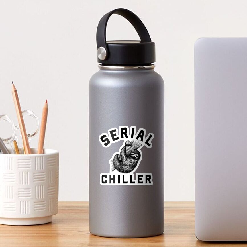 "Serial Chiller" Sticker by Y-sn | Redbubble
