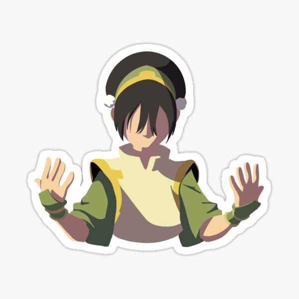 "Toph Beifong" Sticker for Sale by Sophia-Skyee | Redbubble
