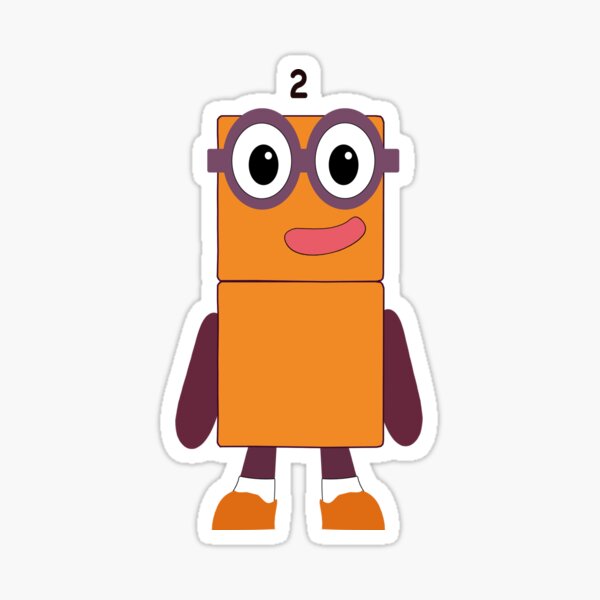 Number Blocks Stickers | Redbubble