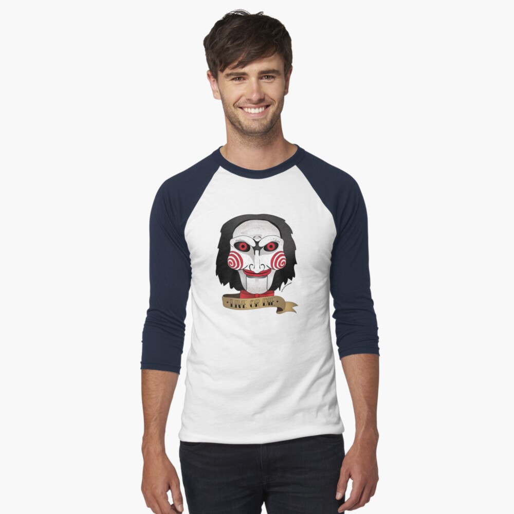 "SAW Jigsaw Horror Sticker" Sticker for Sale by saraboone98 | Redbubble