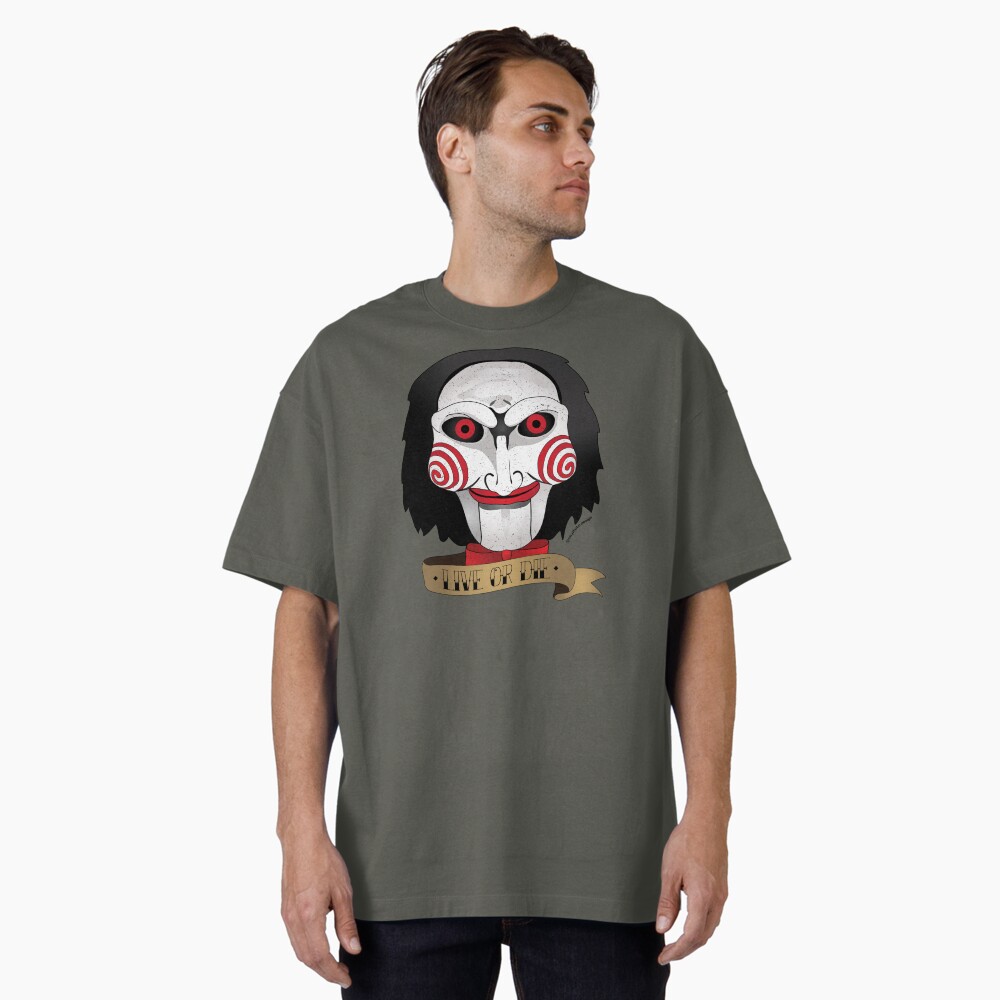"SAW Jigsaw Horror Sticker" Sticker for Sale by saraboone98 | Redbubble