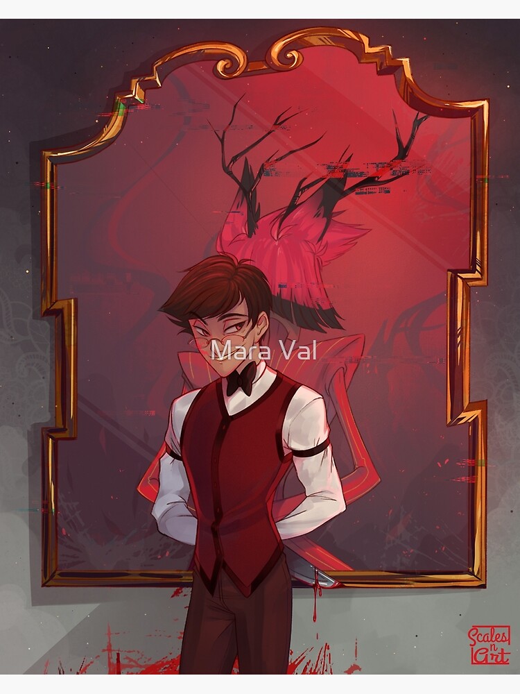 "Alastor - Human version" Canvas Print for Sale by Kionem | Redbubble