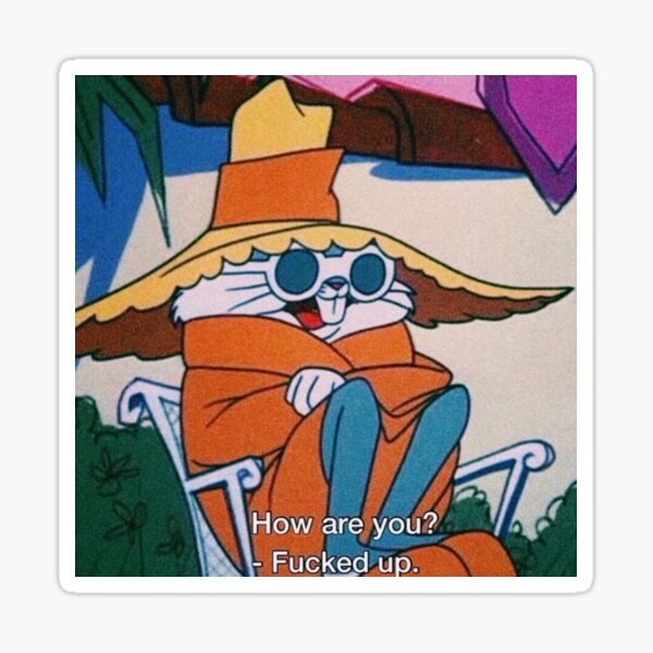 "Funny- How are you?" Sticker for Sale by EllieKohlbeck55 | Redbubble