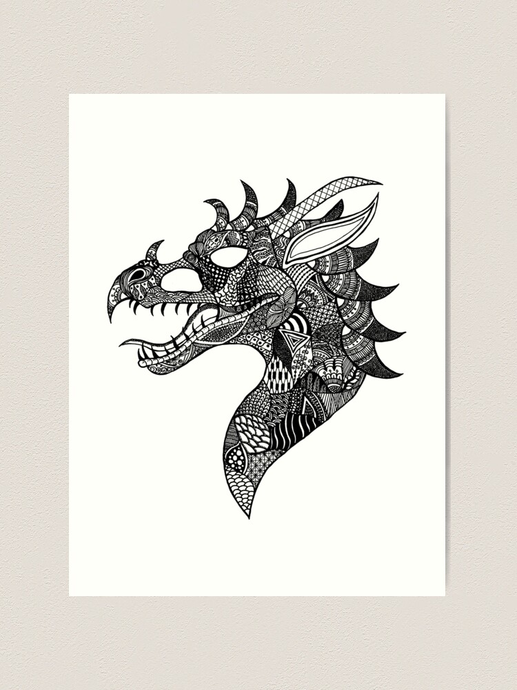 Zentangle Dragon
