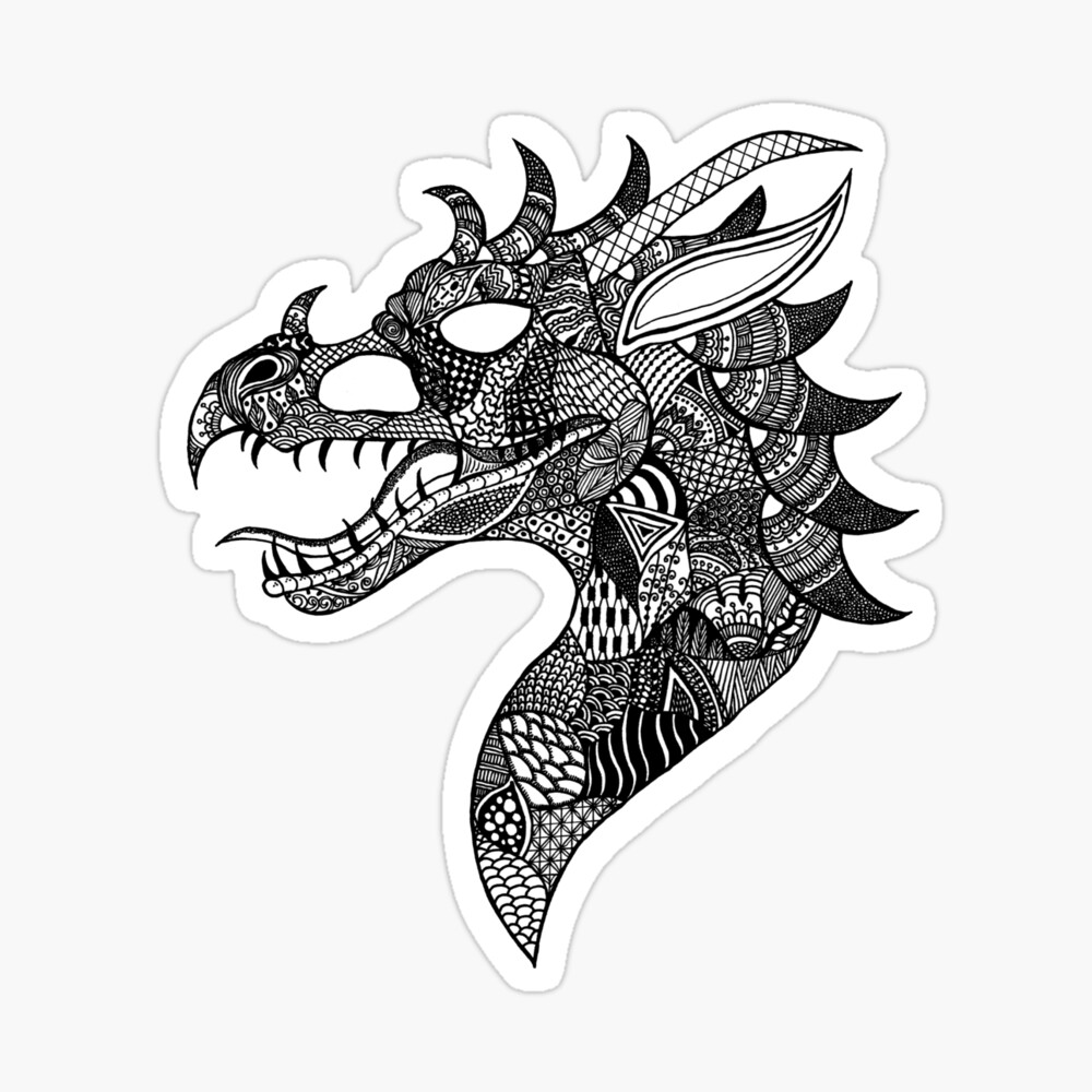 Zentangle Dragon
