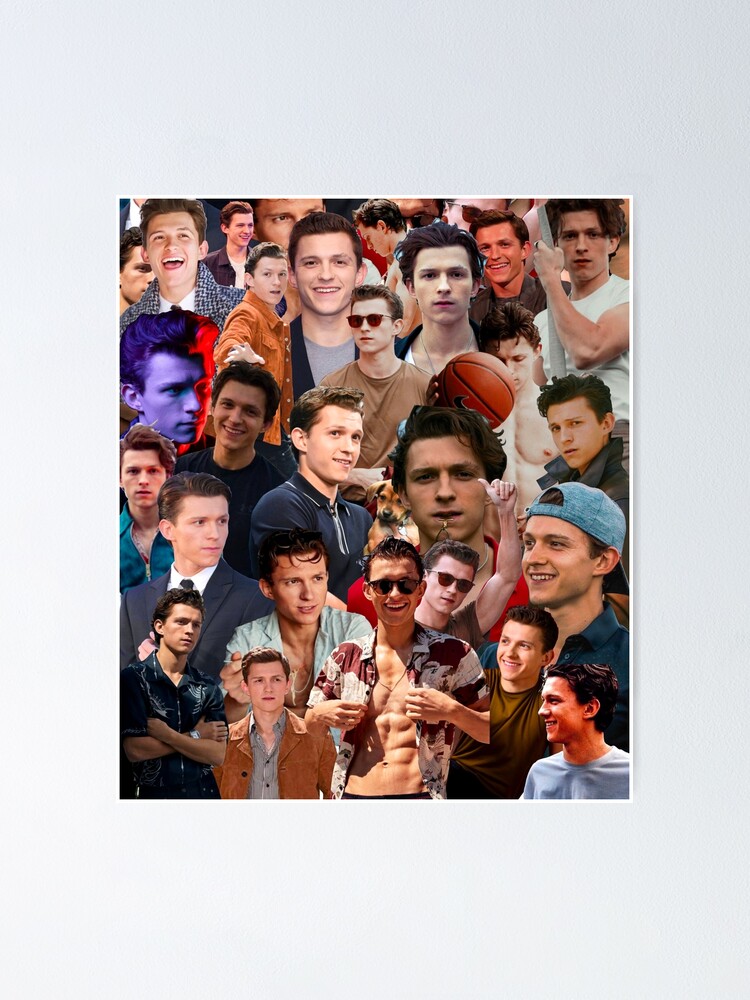 Póster «Collage de fotos de Tom Holland» de Jess-16 | Redbubble