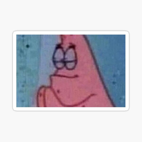 Patrick Star Praying Meme Stickers | Redbubble