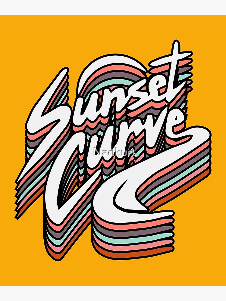 Vintage Sunset Curve Band Julie and The Phantoms Premium Matte Vertical ...