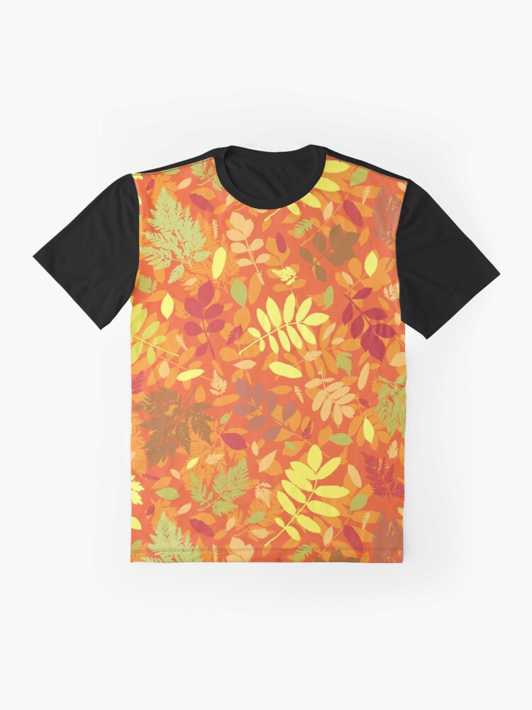 "Multicolor autumn leaves 19. Wild herbs seamless pattern. Autumn leaf ...