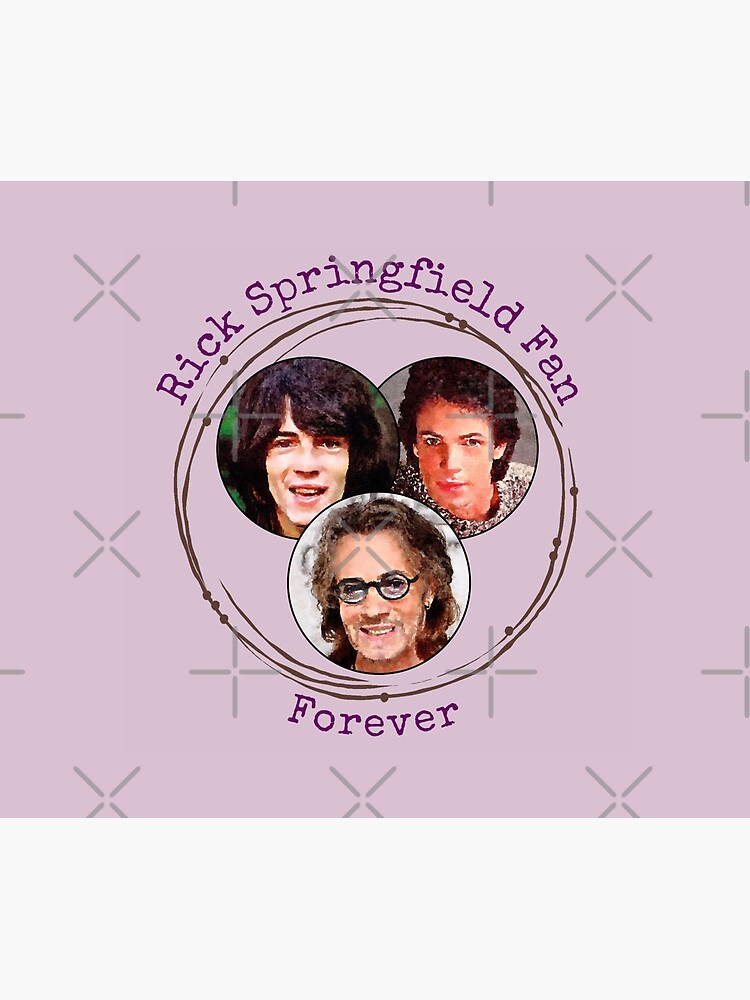 "Rick Springfield Fan Forever" Tapestry for Sale by DNiceGirl | Redbubble