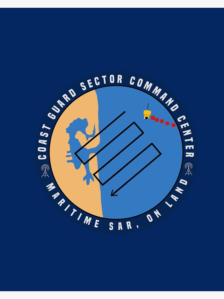 "Coast Guard Sector - Maritime SAR on Land" Poster by AlwaysReadyCltv ...