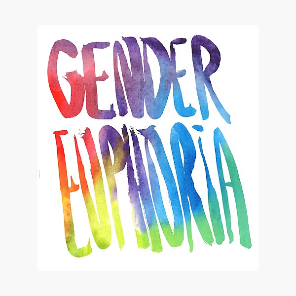 "Gender Euphoria Rainbow" Photographic Print for Sale by Eli Sachse | Redbubble