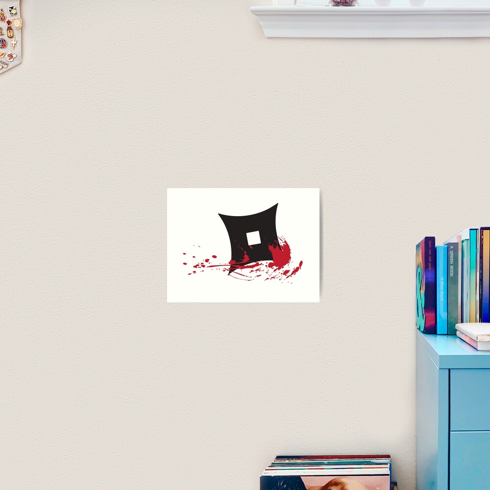 "Senban Ninja Throwing Star Shuriken Sticker Ninjutsu ninja" Art Print ...