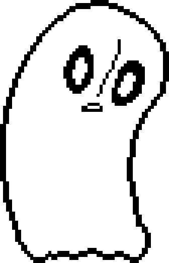 "Napstablook" Stickers by apbj | Redbubble