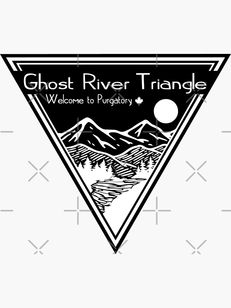 "Wynonna Earp- Ghost River Triangle (white)" Sticker for Sale by ...