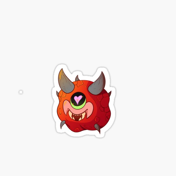 "Cute doom cacodemon" Sticker for Sale by Floralkitty03 | Redbubble