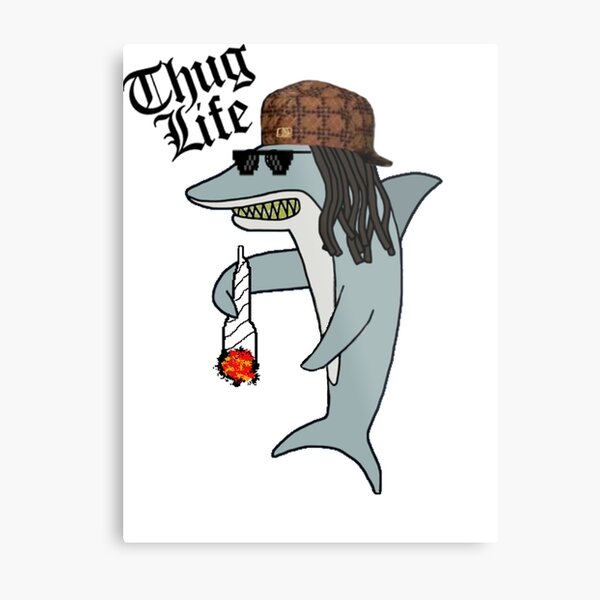 Reggae Shark Metal Prints | Redbubble
