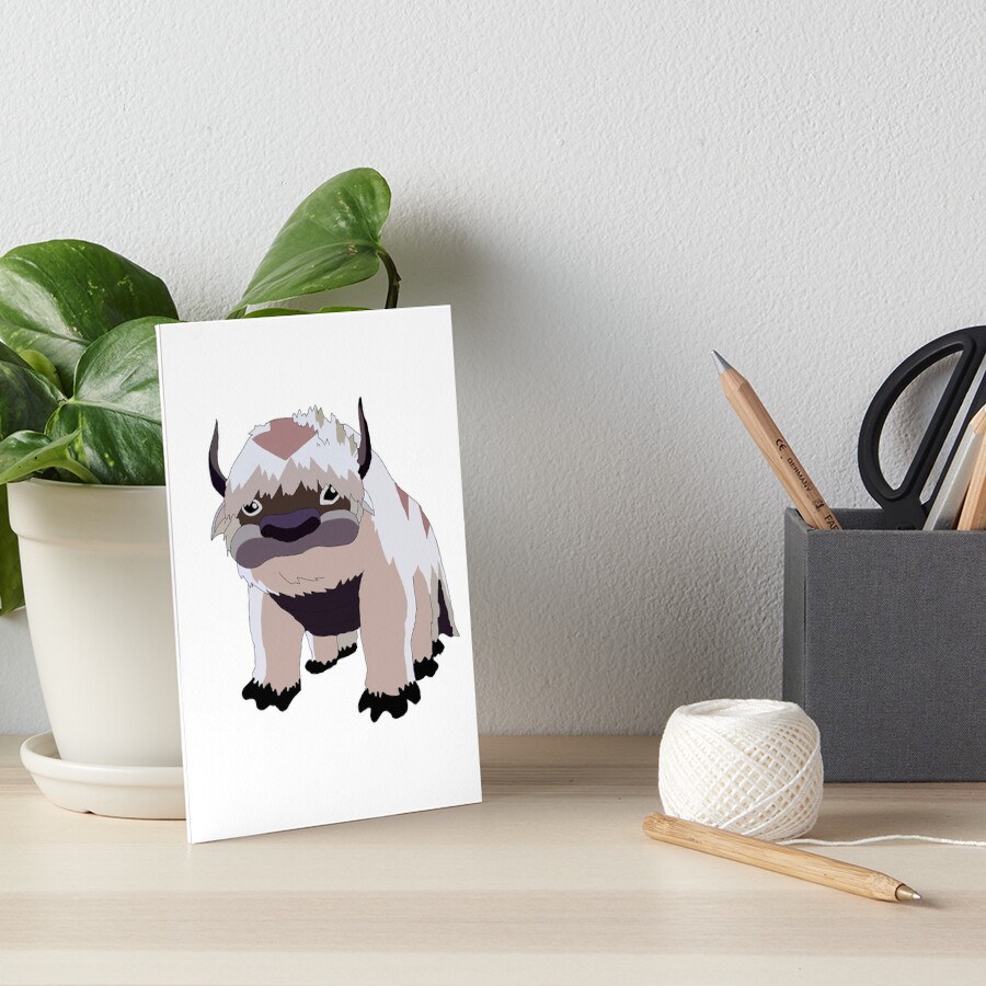 "Bed Head Appa - ATLA - Avatar The Last Airbender" Art Board Print for ...