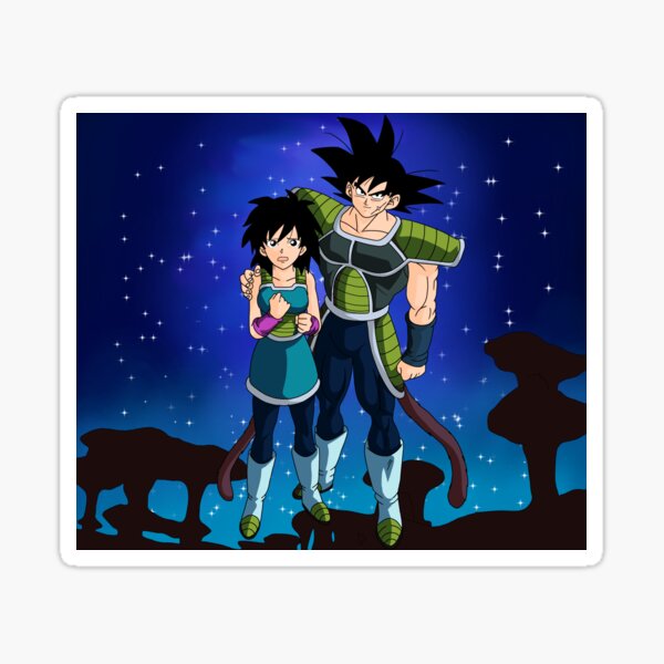 "Bardock and Gine" Sticker by Ralex495 | Redbubble