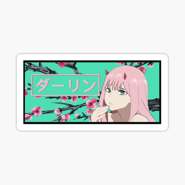 "Zero Two" Sticker for Sale by WatashiWaBri | Redbubble