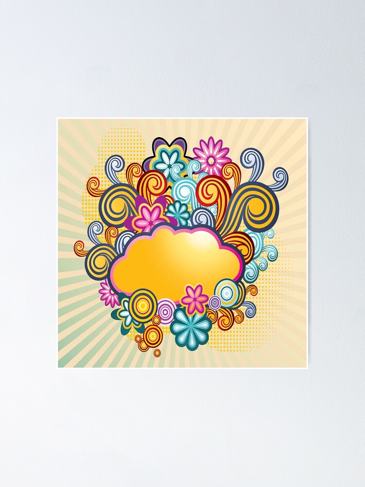 "PowderPuff Twirl Design" Poster for Sale by yakoo21 | Redbubble