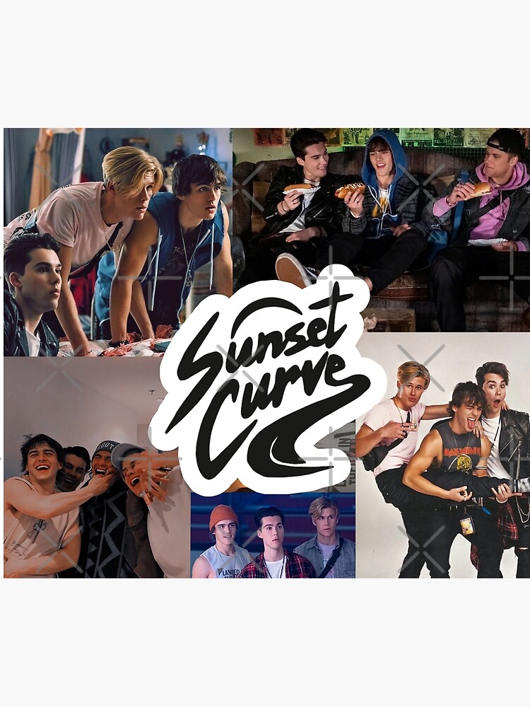 "Sunset Curve Collage from JATP" Tapestry by tracynguyen23 | Redbubble