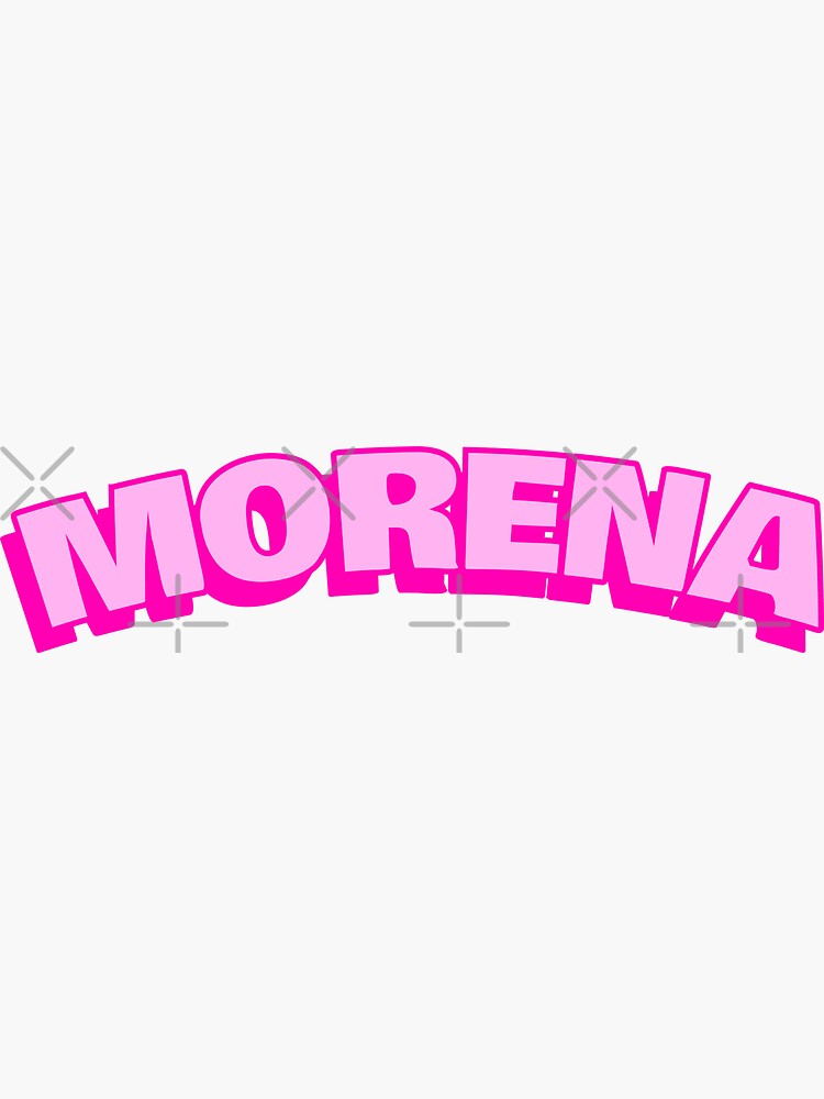 "morena (pink)" Sticker by Lightfield | Redbubble