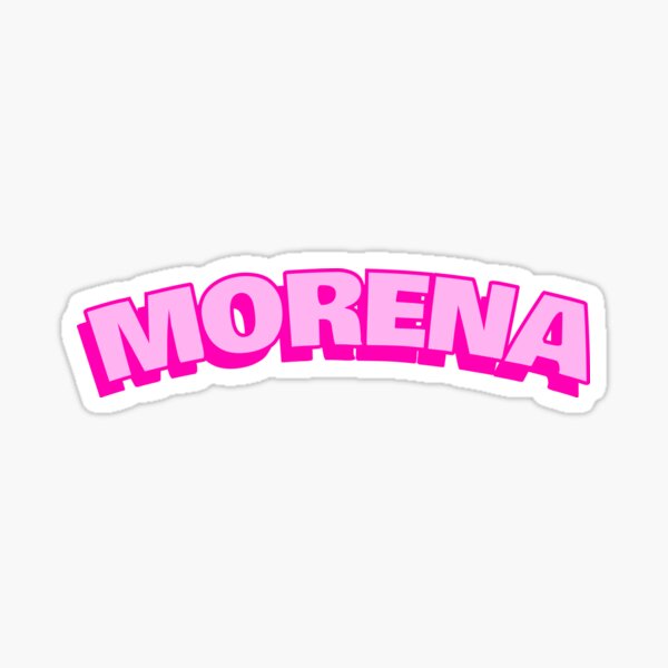 "morena (pink)" Sticker by Lightfield | Redbubble