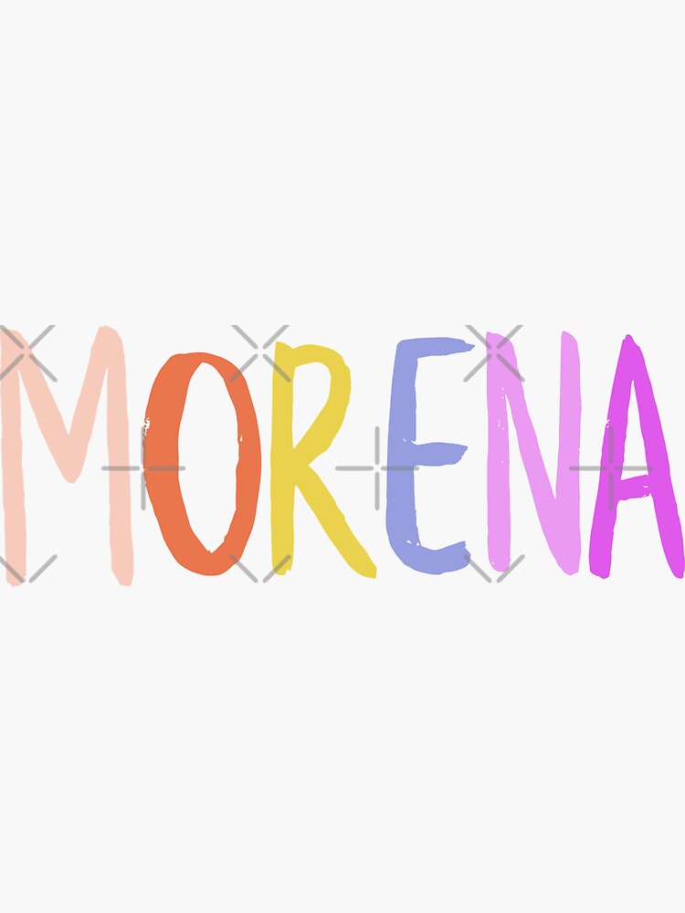 "MORENA" Sticker for Sale by Lightfield | Redbubble