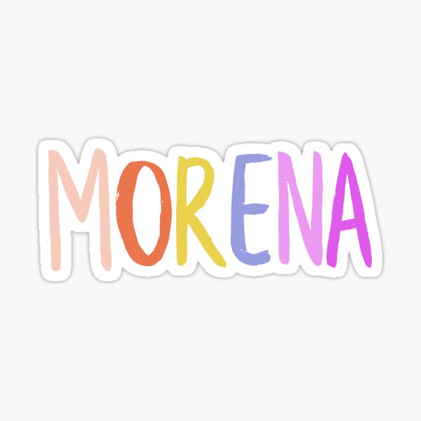"MORENA" Sticker for Sale by Lightfield | Redbubble