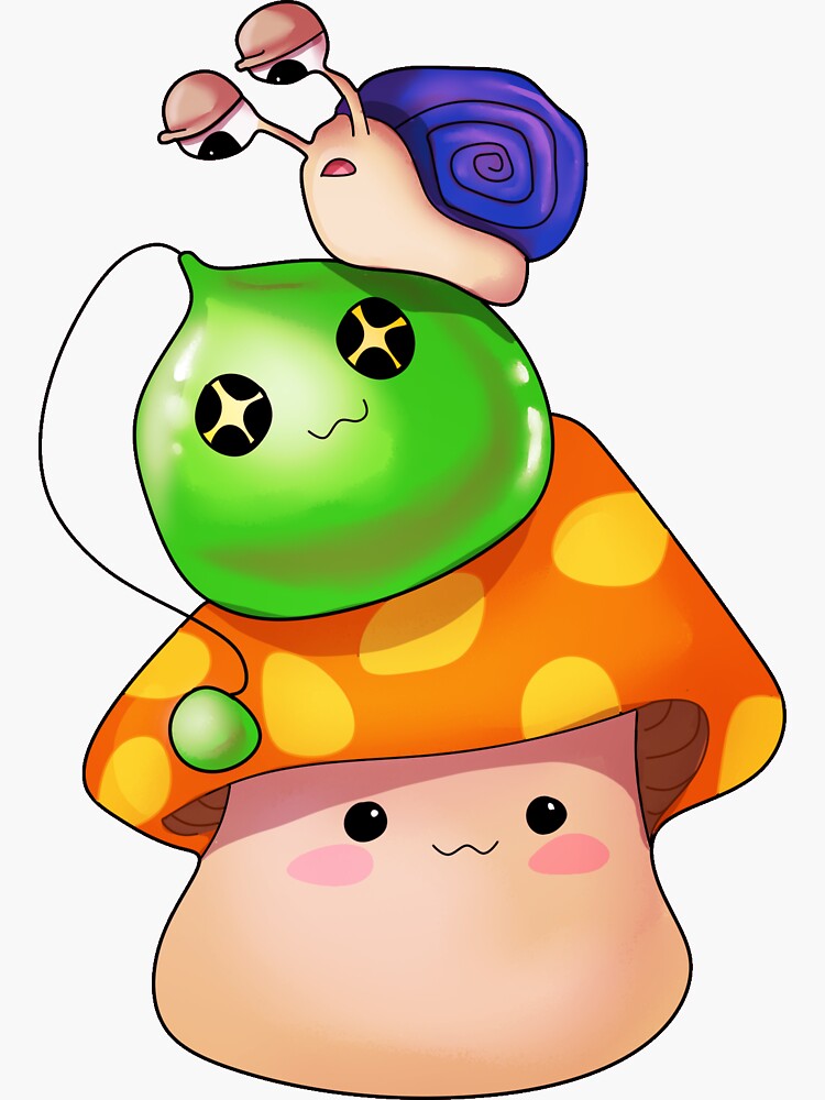 "Maplestory Monsters" Sticker for Sale by KatrinaNeebe | Redbubble