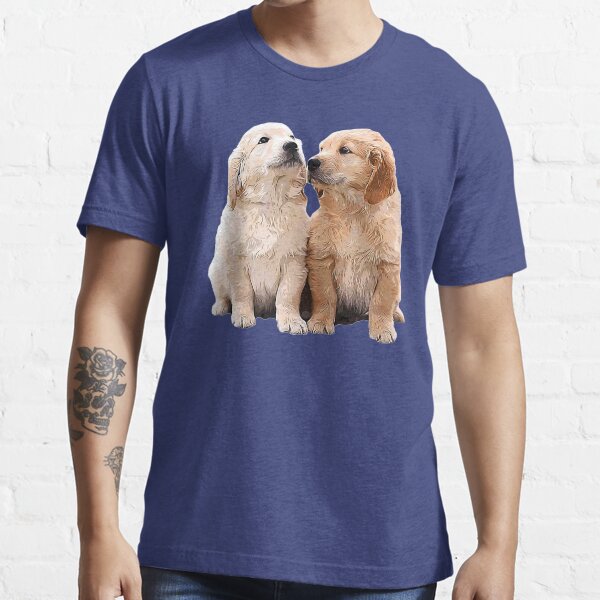 "Golden Retriever Puppies" T-shirt for Sale by Elarex | Redbubble | golden retriever t-shirts ...