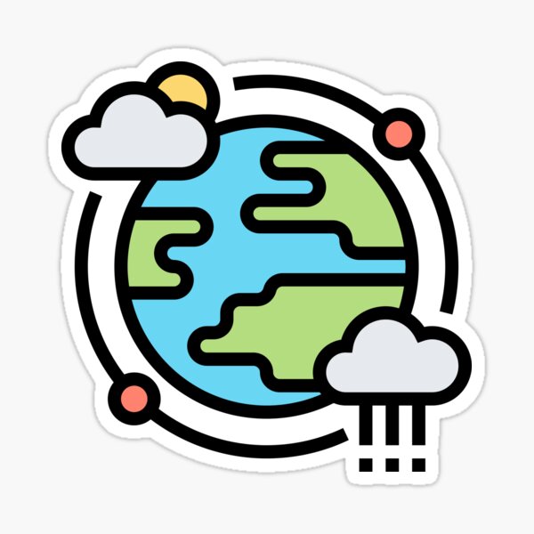 "Ozone layer" Sticker by ReshenNY | Redbubble