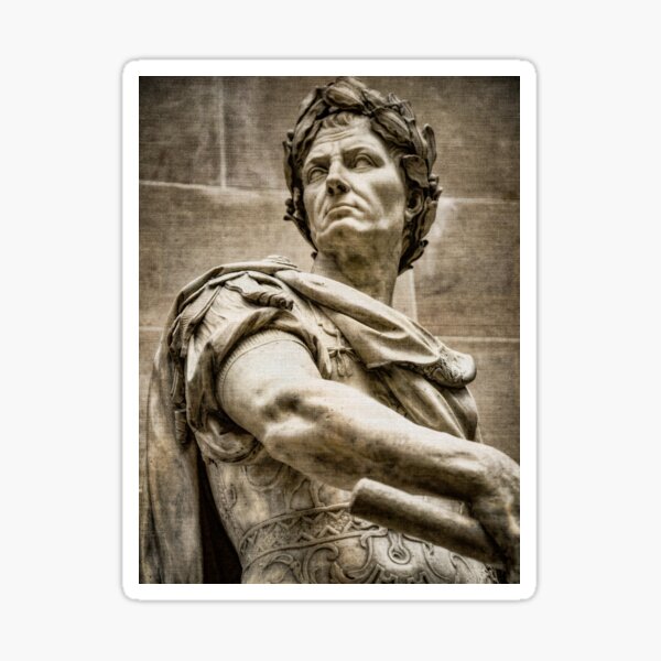 "julius caesar marble statue" Sticker by ARTSuzon | Redbubble