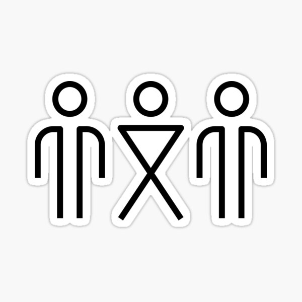 "Throuple | Triad | Polyamory | Bisexual" Sticker by throuplescorner ...