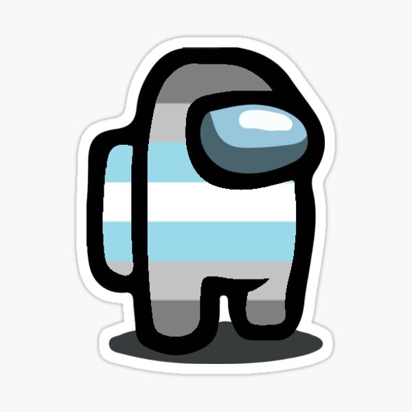 Among Us Trans Pride Stickers | Redbubble