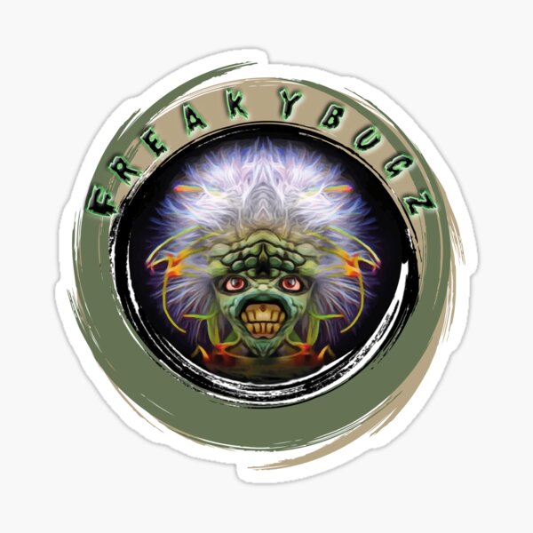 "Freaky Face" Sticker for Sale by Freaky-Bugz | Redbubble