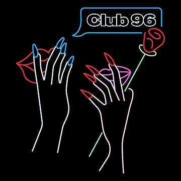 "Club 96" Pullover Hoodie for Sale by cervaantes | Redbubble