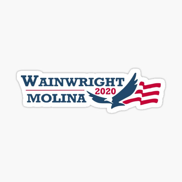 "Wainwright molina 2020 " Sticker by TerriHowell | Redbubble