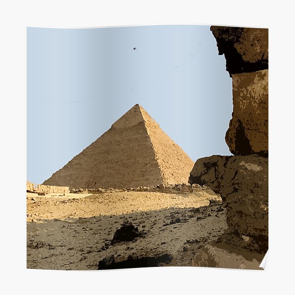 "Great Pyramids of Giza, Egypt - Egyptian Pyramids" Poster for Sale by ...
