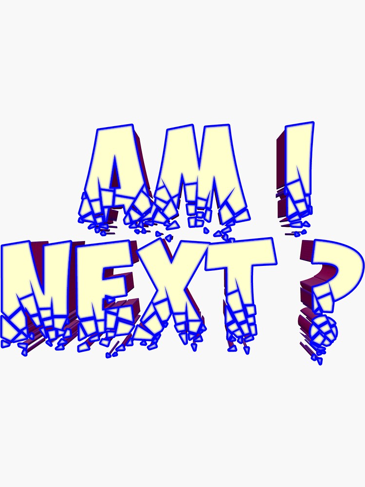 "Justice : am I next ? 003" Sticker by ITALY-Roselli- | Redbubble