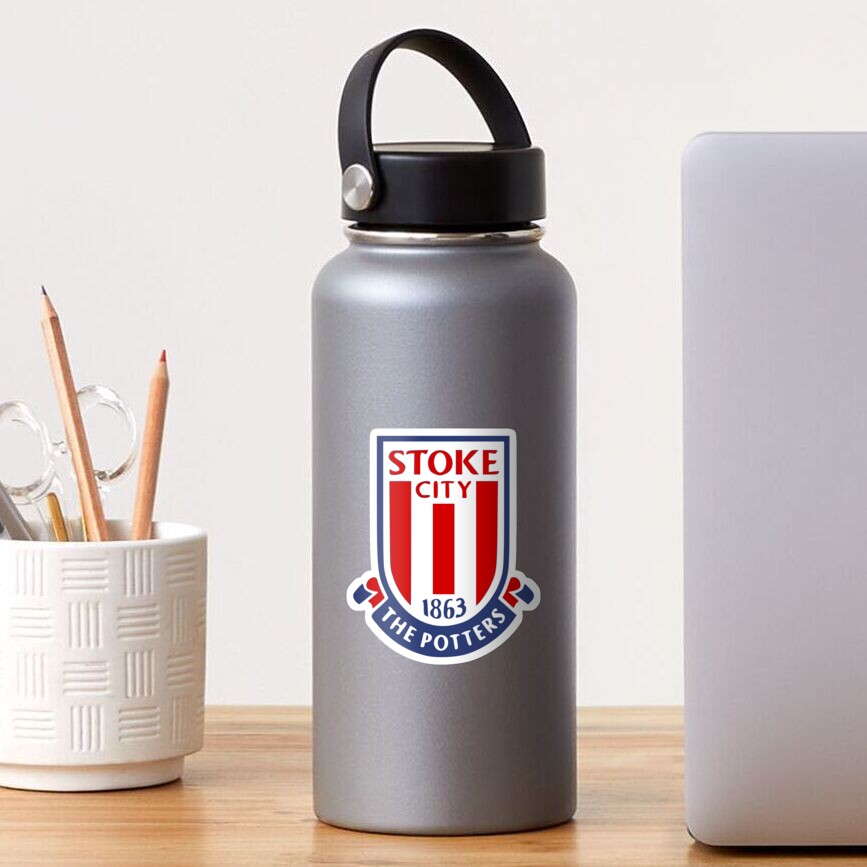 "stoke city logo in black" Sticker for Sale by JuliaTheThird | Redbubble
