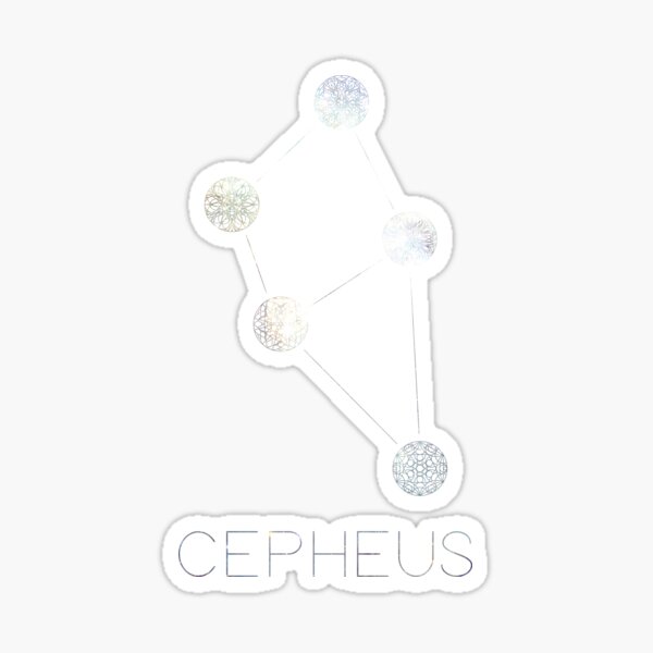 "Cepheus Constellation Mandalas" Sticker for Sale by MetaPhyStore ...