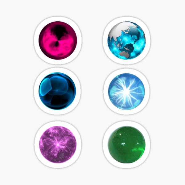"Mystical orbs pack" Sticker for Sale by sid1497 | Redbubble