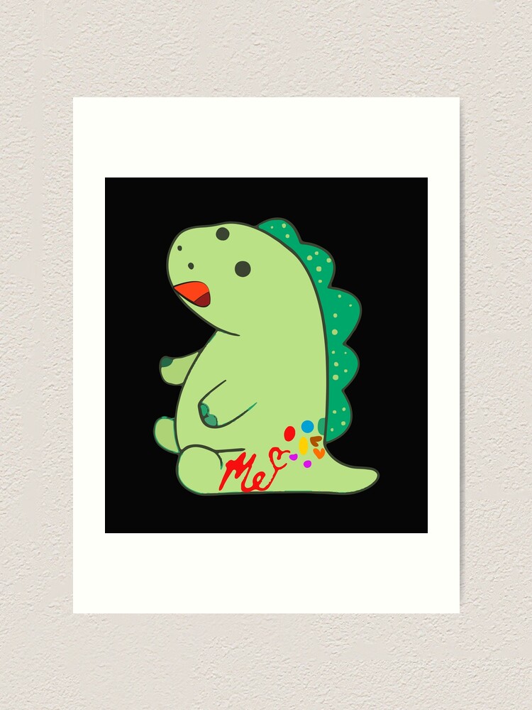 "Moriah Elizabeth pickle the dinosaur" Art Print by ilyasmimouni ...