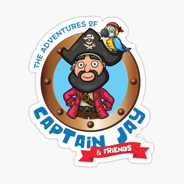 "Captain Jay and Friends" Sticker by CaptainJays | Redbubble