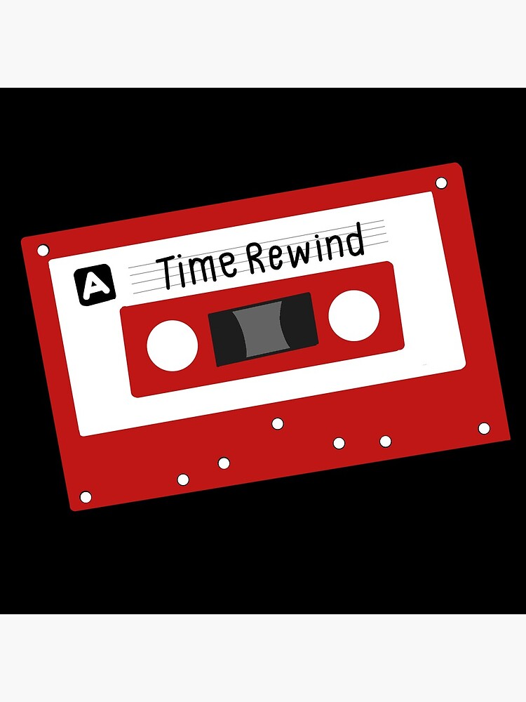 "Time rewind tv show logo" Art Print for Sale by JellaDelta | Redbubble